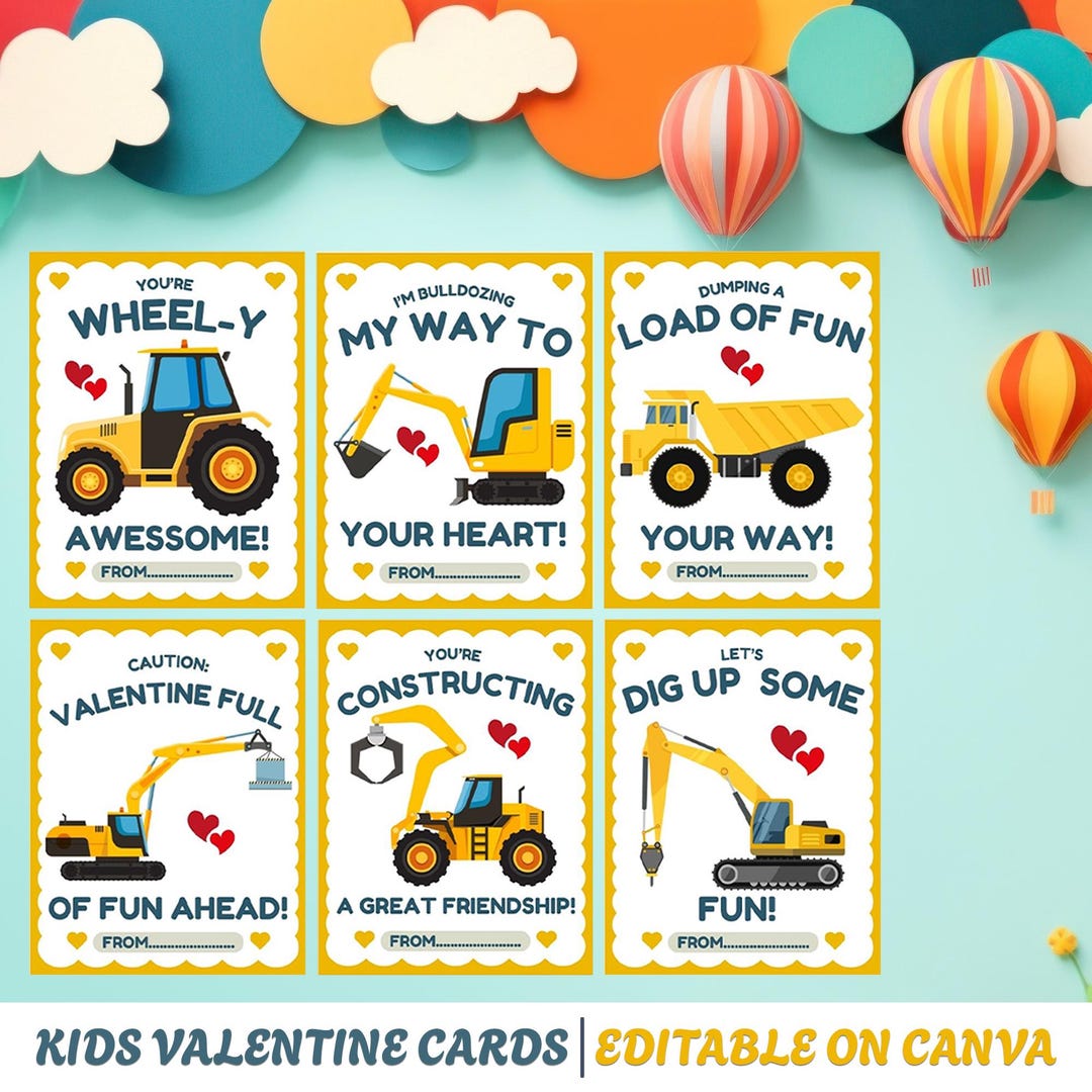 Preschool Classroom Valentines for Kids Printable Classmate Valentine ...