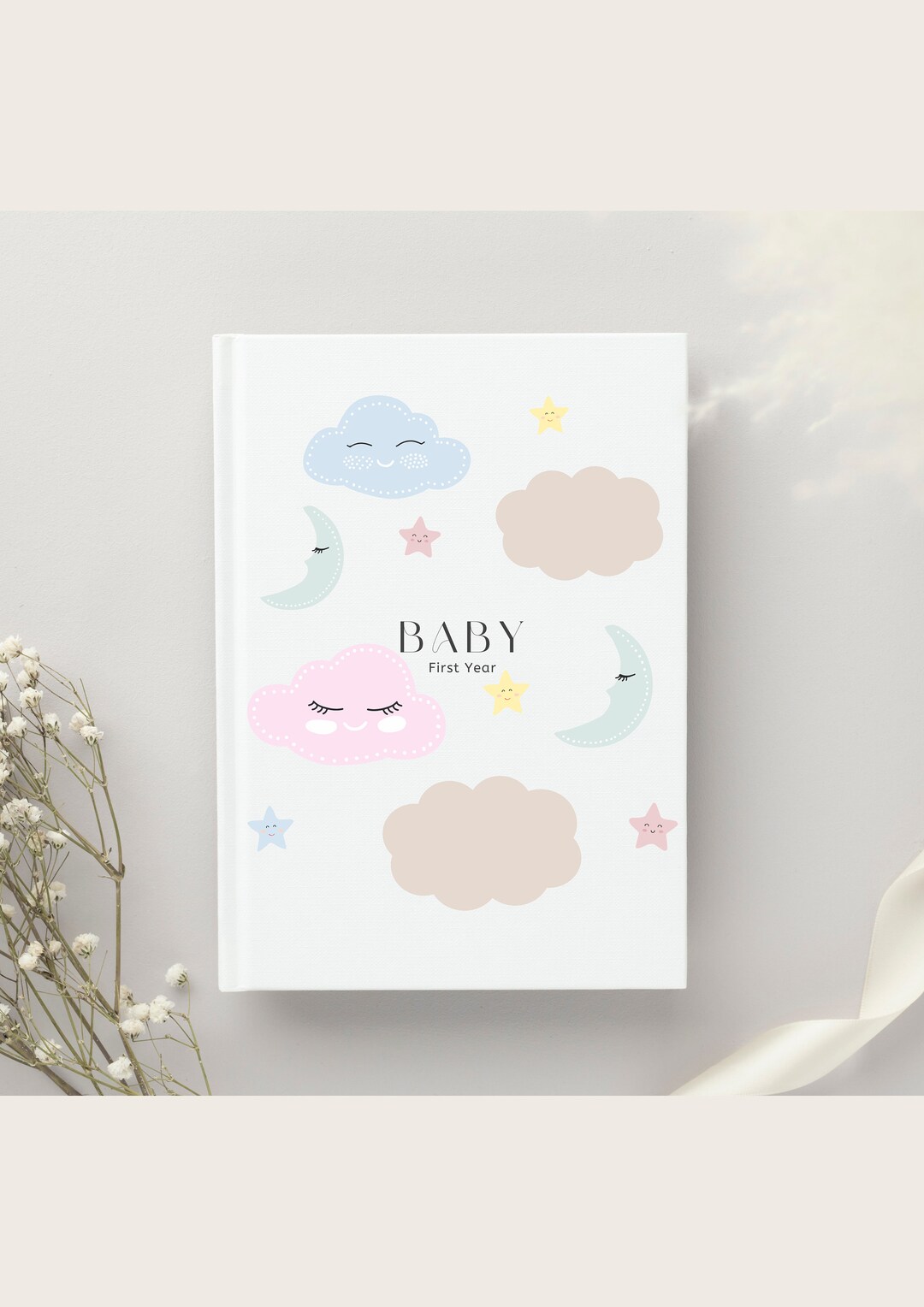 Adorable Baby Milestones, Digital Download Baby Book, Printable Baby ...