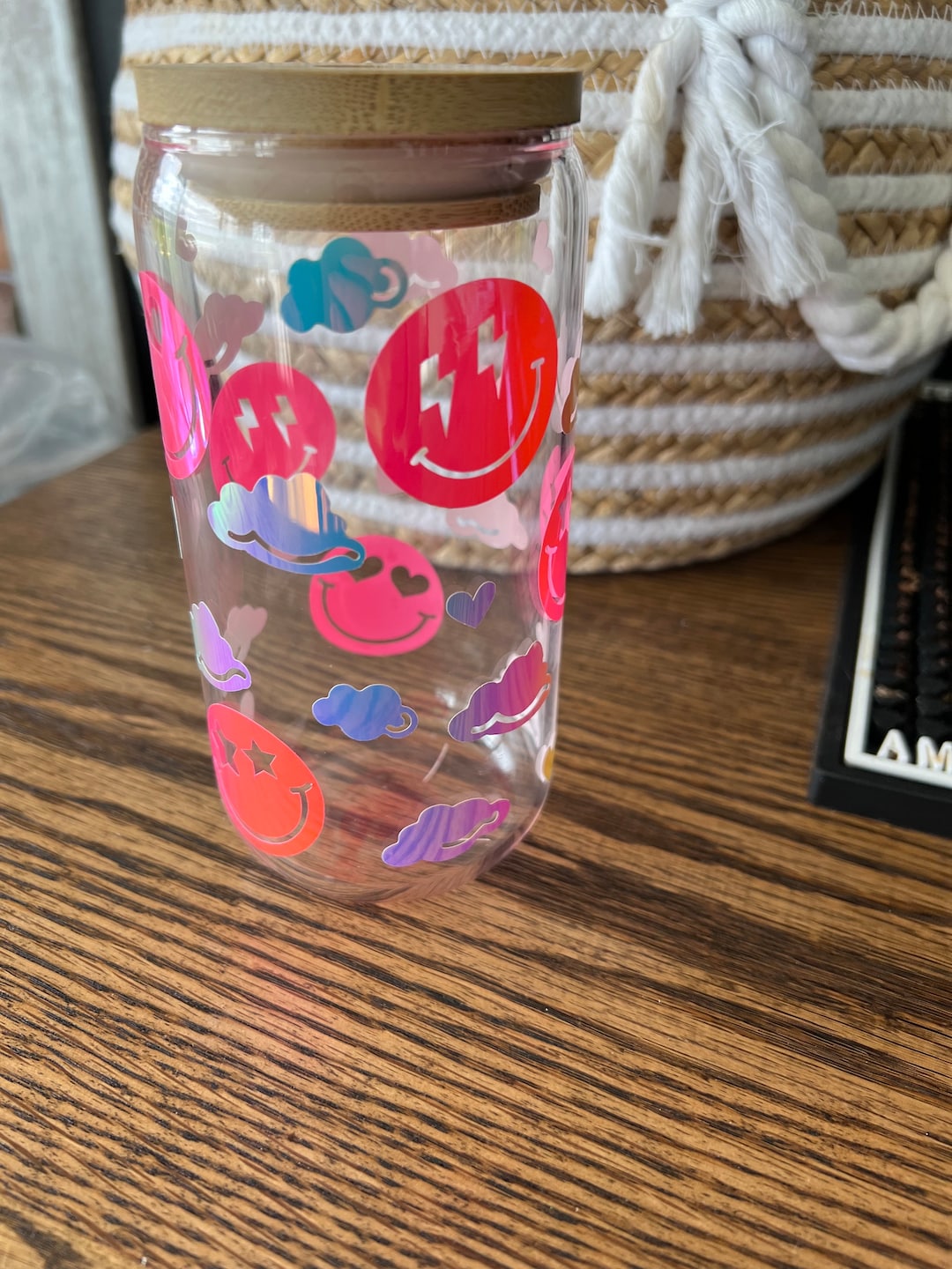 Oops Groovy Glass Cup, Cute Tumbler, Beer Glass, Mothers Day Gift, Iced ...