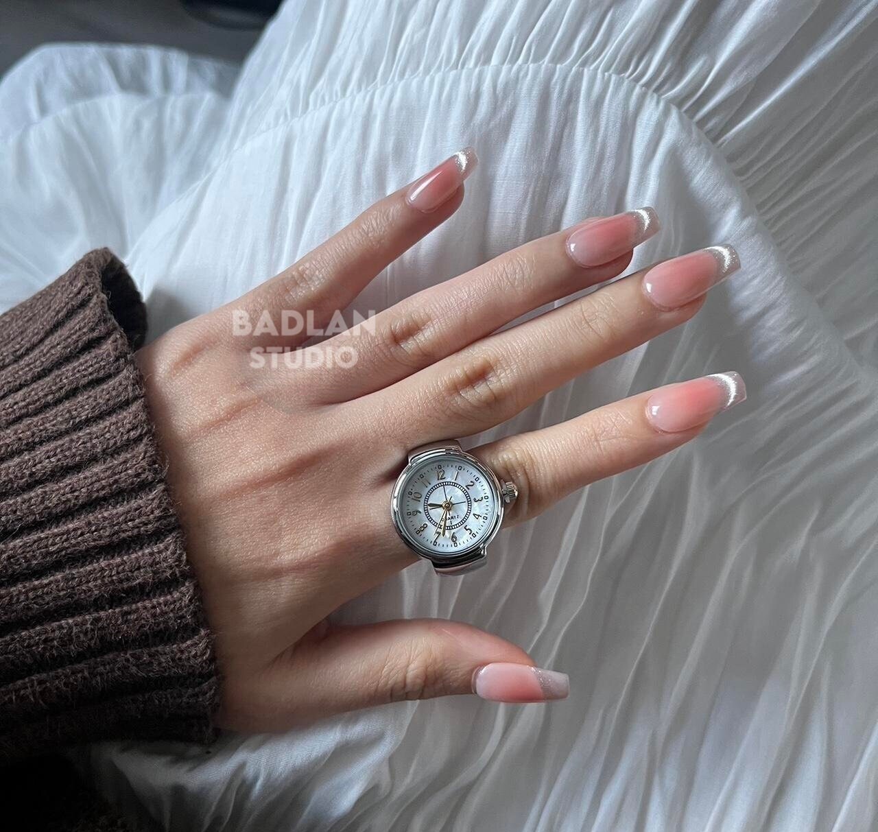 Y2K Vintage Watch Ring Functional Unique Clock Mini Watch Girlfriend ...