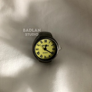 Vintage Quartz Watch Ring: Steampunk Roman Numeral Ring - Etsy