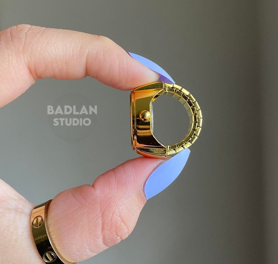 Y2K Vintage Watch Ring Functional Unique Clock Mini Watch Girlfriend ...