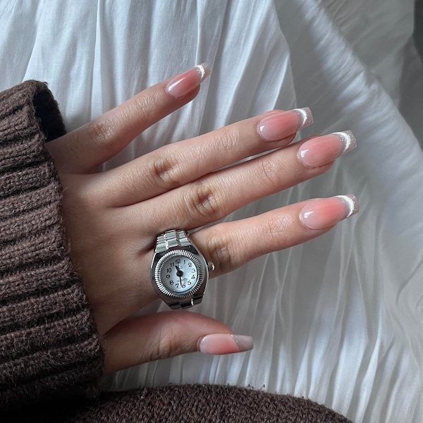 Clock Finger Ring - Etsy