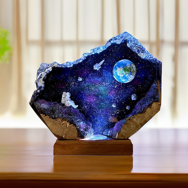 Space Lamp - Etsy