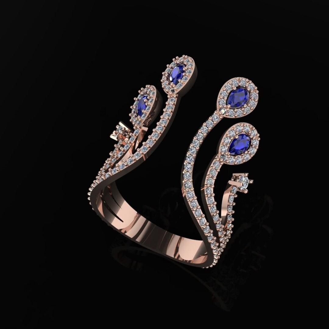 STL Model Ring Jewelry Ring CAD File for 3D Printing Fantasy Ring 3D ...