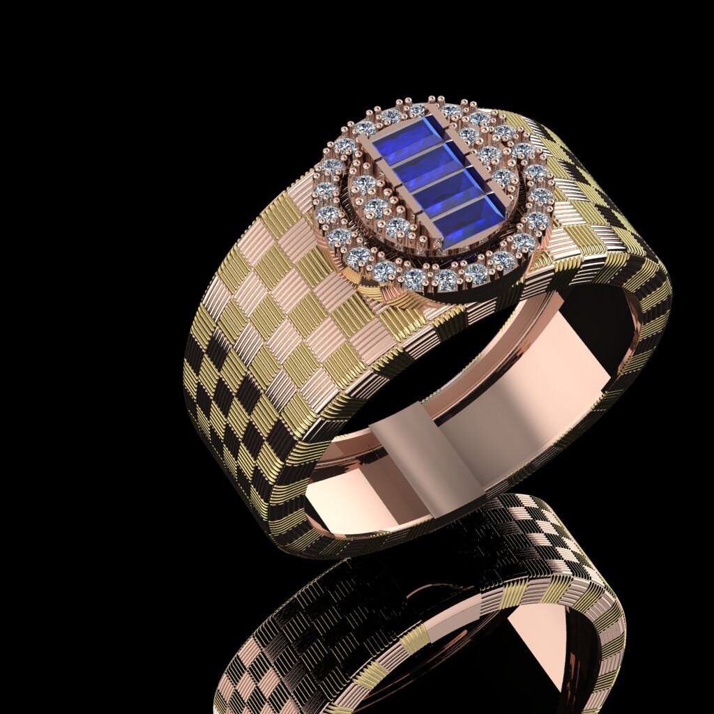 Ring File STL 3D Model Ring Jewelry Ring CAD File for 3D Printing Ring ...