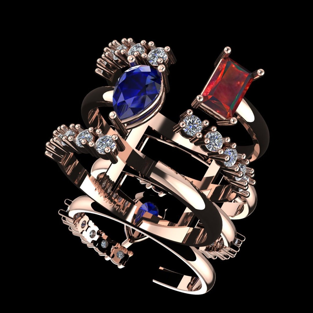 Ring STL 3D Model/ Jewelry CAD File for 3D - Etsy