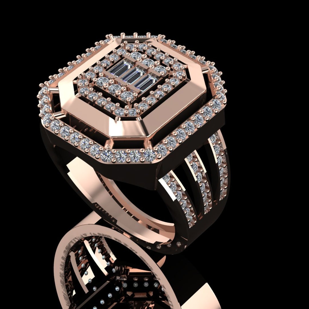 Ring STL 3D Model/ Jewelry CAD File for 3D - Etsy