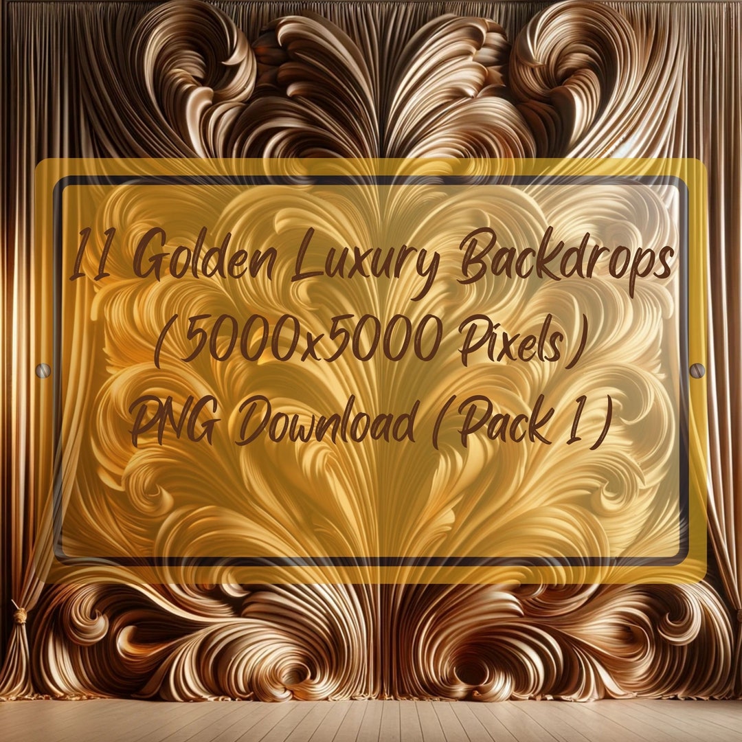 11 Golden Backdrops, Golden Backdrop Overlays, Backdrops Decoration ...