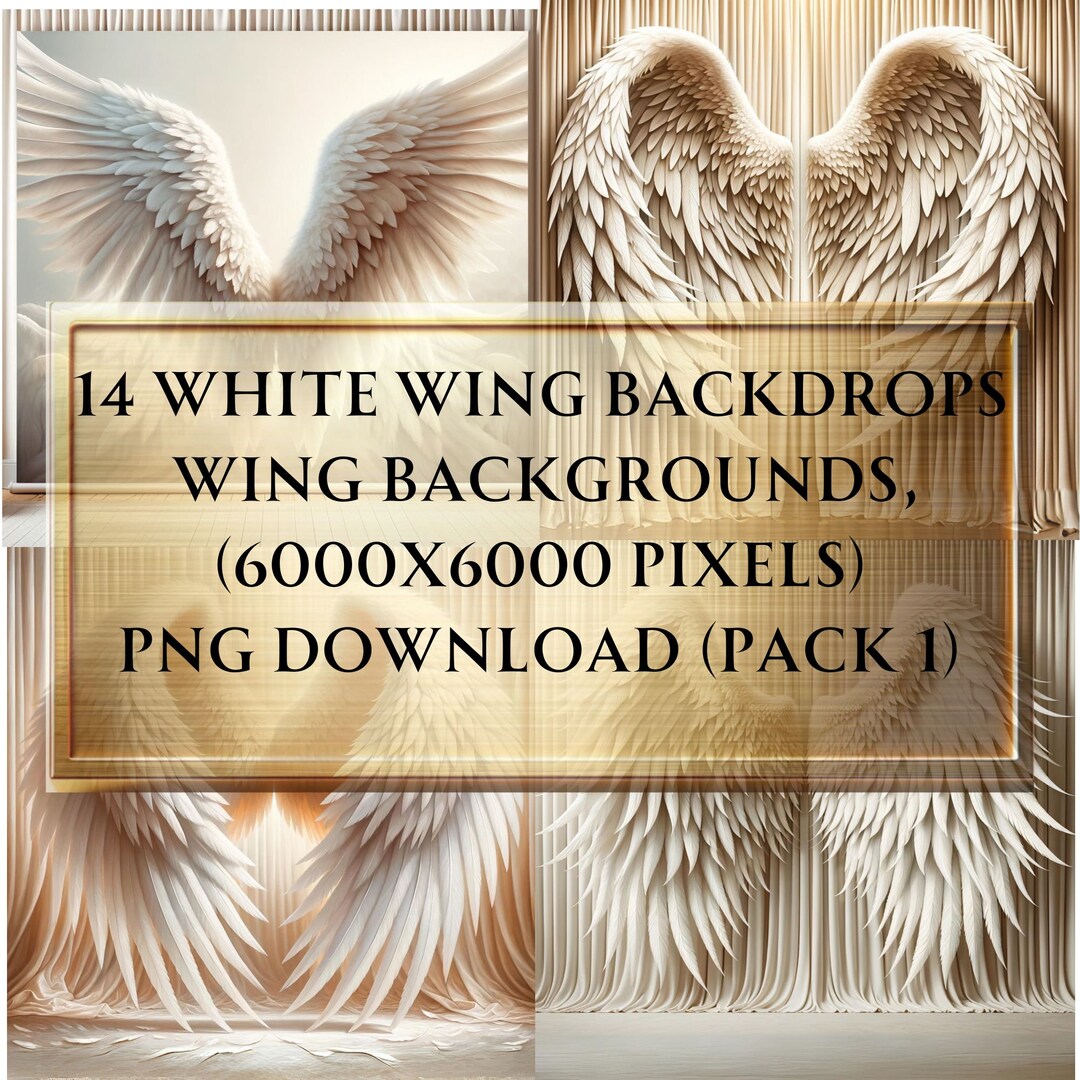 14 White Wing Backdrops, Backdrops Decoration, Angel Wing Backdrop ...