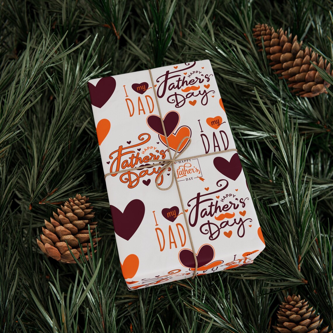 Father's Day Wrapping Paper for Dad Gift for Dad Wrap Paper for Fathers ...