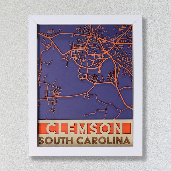 Clemson Sign - Etsy