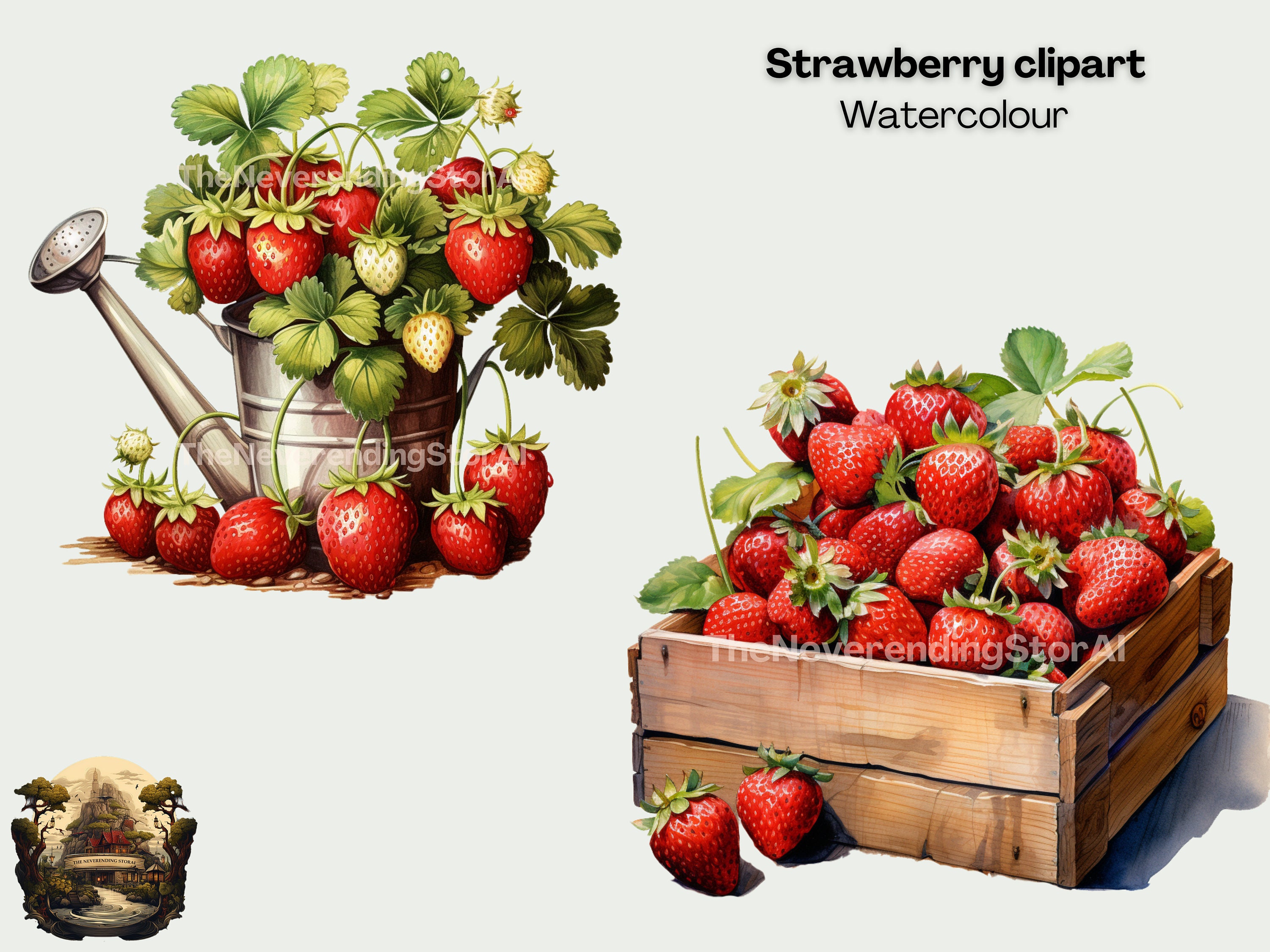 Clipart Strawberry fragaria Ananassa, 20 Images Transparent Background ...