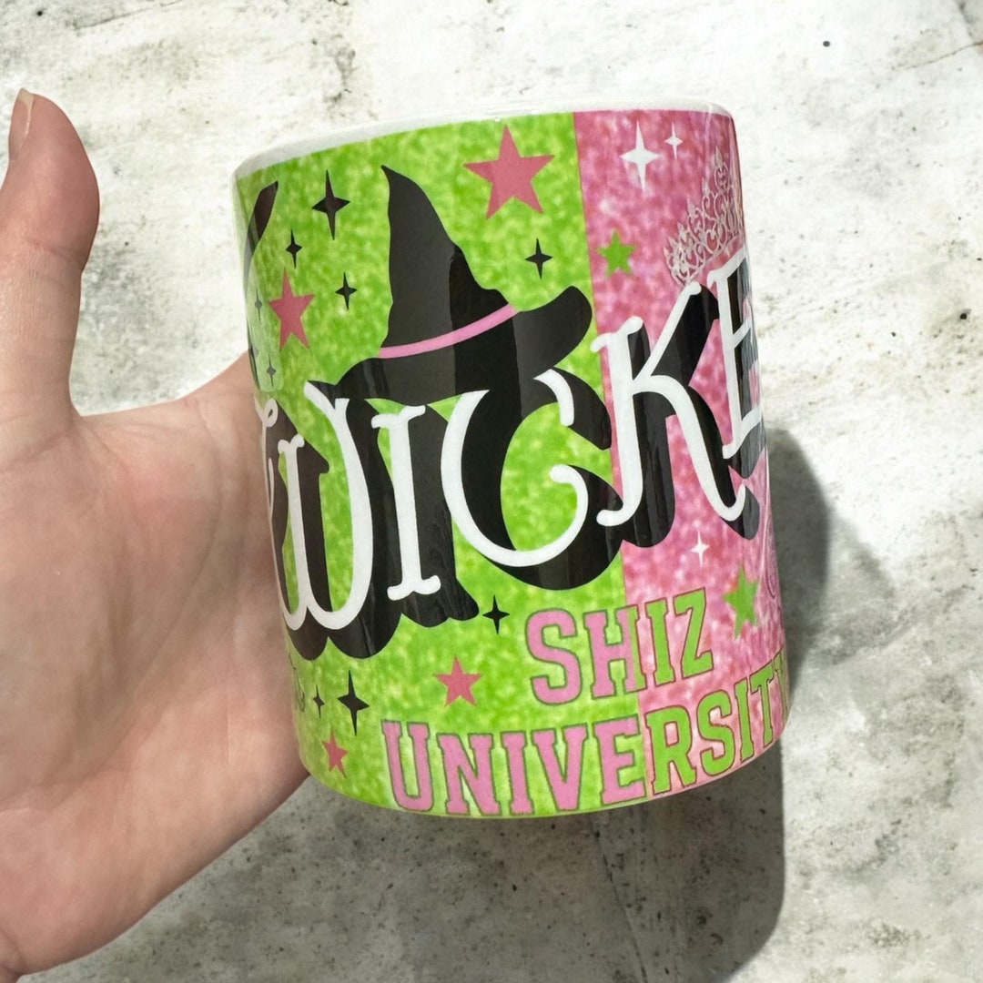 Wicked Movie Mug, Wizard of Oz Inspired Gift, Elphaba & Glinda Graphic ...