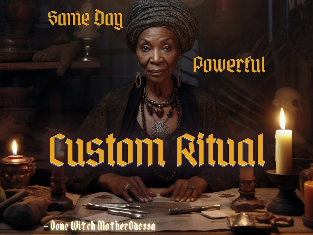 SAME DAY Custom Ritual Done by Motherodessa - Etsy