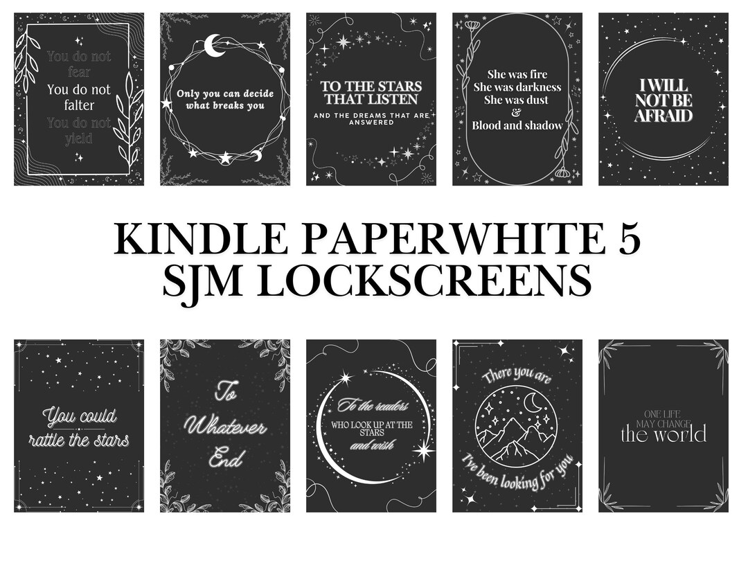 10 SJM ACOTAR/TOG Kindle Paperwhite 5 Epub Screensaver Bundle - Etsy