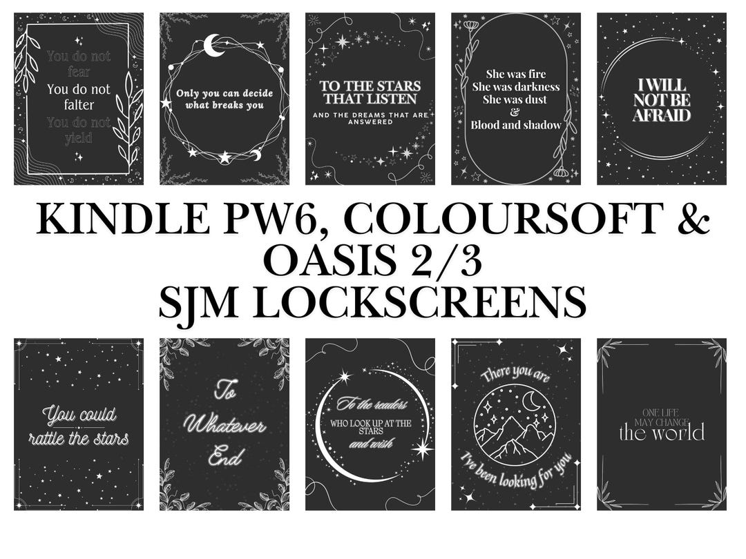 10 SJM ACOTAR/TOG Kindle Paperwhite 6, Oasis and Colorsoft Epub ...