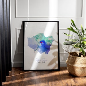 Customised Map Location Map Designlocation Map Printcustom - Etsy