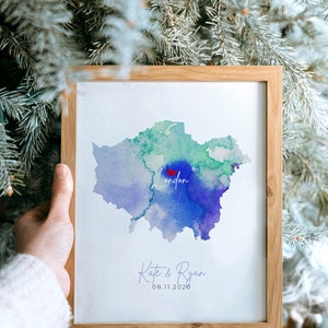 Customised Map Location Map Designlocation Map Printcustom - Etsy