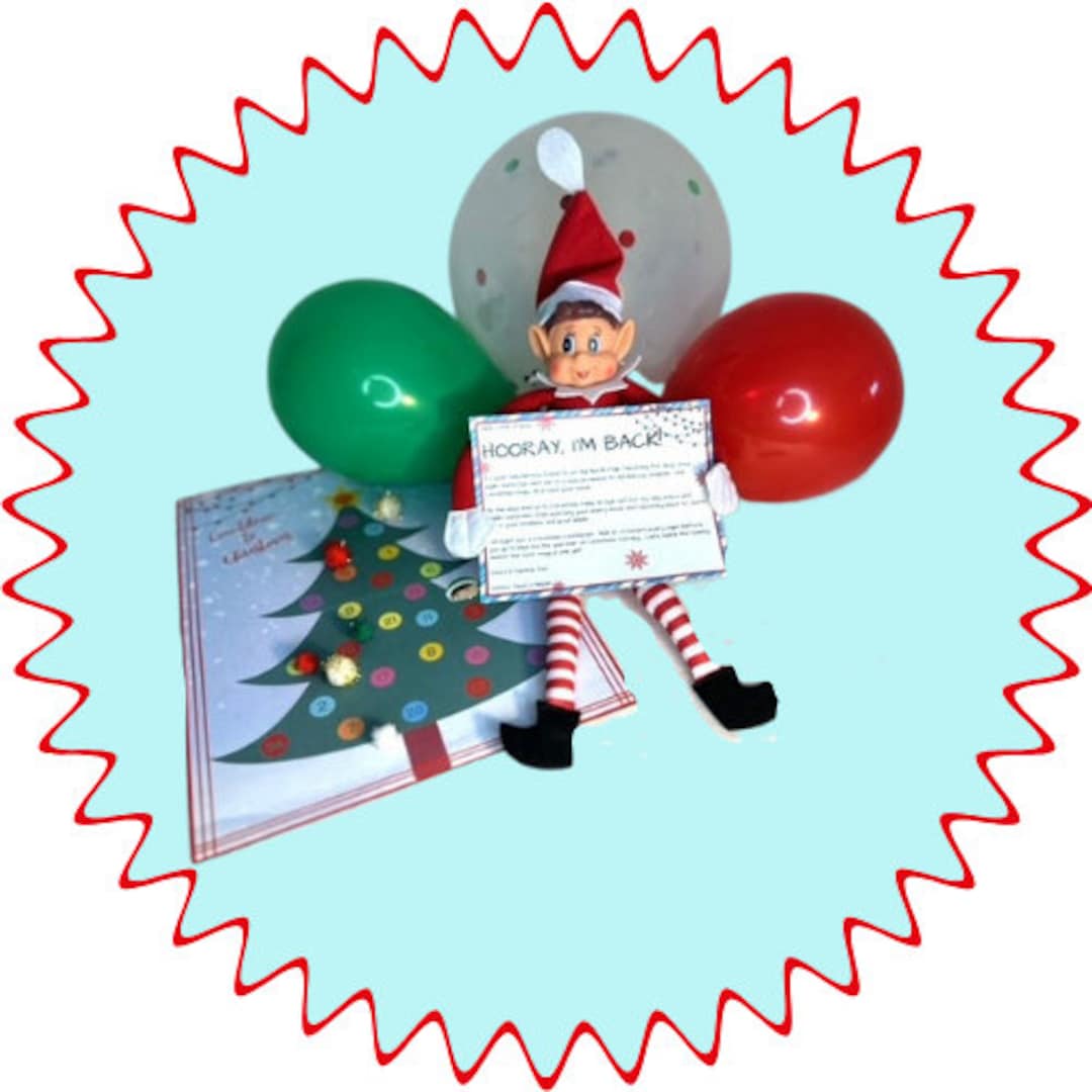 12 Day Christmas Elf Activity Kit - Etsy