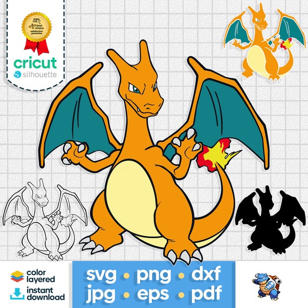 Charizard Svg - Etsy