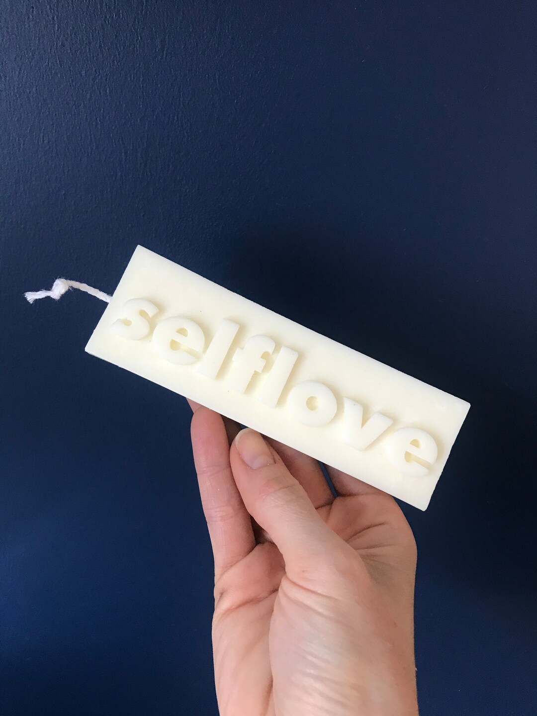 Self Love Self-care Empowering Slogan Candle Soy Wax Sculpture - Etsy