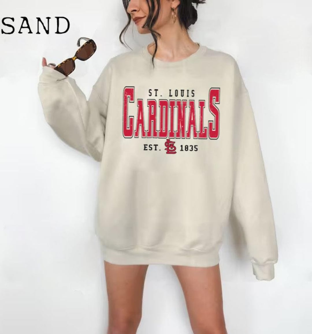 St. Louis Cardinals Baseball Sweatshirt Cardinals Team - Etsy