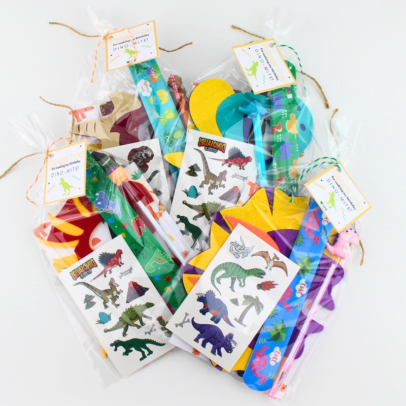 Dinosaur Theme Party Favor Bags - Etsy