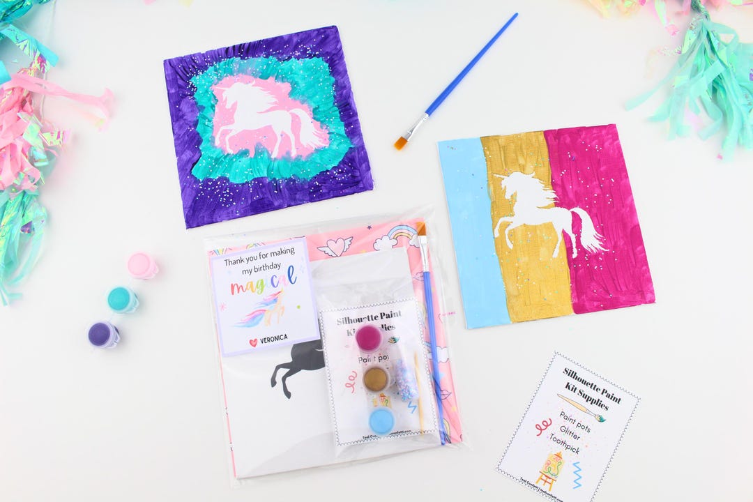 Unicorn Art Party Favor Unicorn Party Favor Unicorn Birthday Activity ...