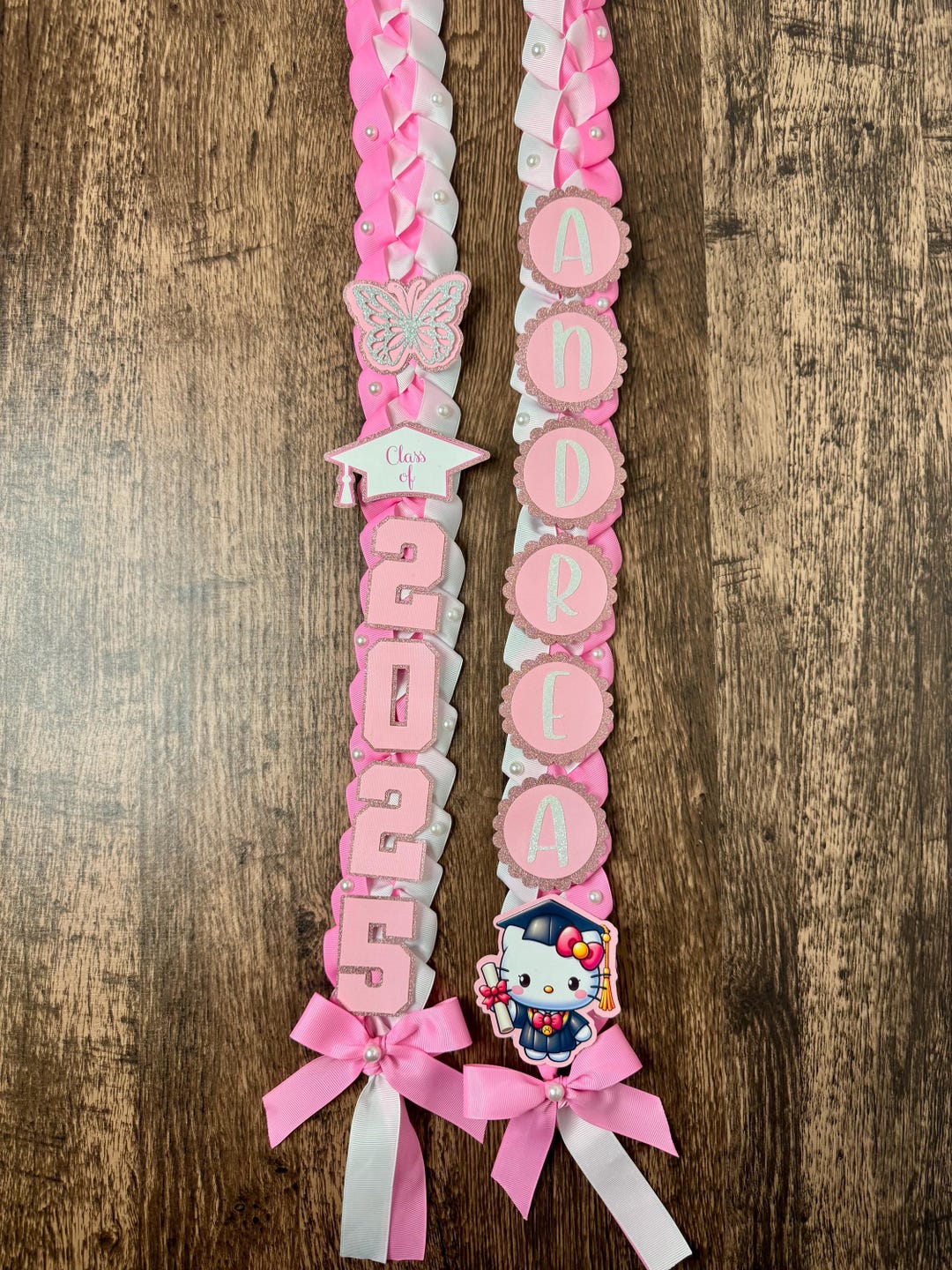 Graduation Lei Promotion Gift Lei Senior Night Gift Lei Braided Ribbon ...