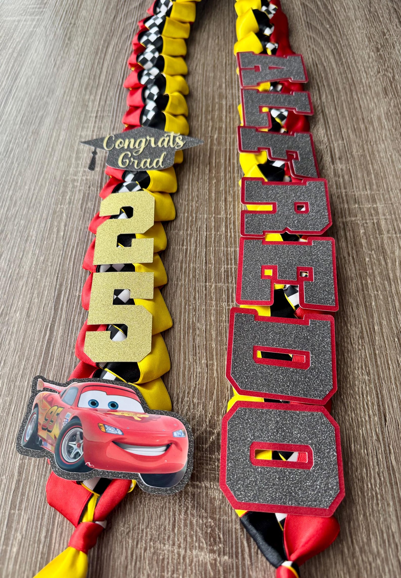 Handmade Cars Graduation Ribbon Lei, Senior Night Gift - Etsy