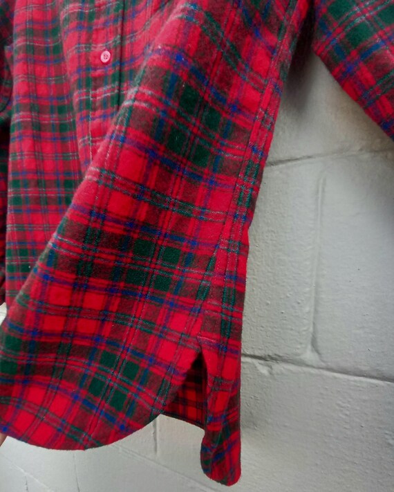 1970’s Vintage Pendleton Men’s Woolen Lodge Shirt Red… - Gem