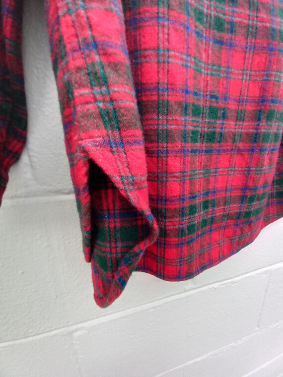 1970’s Vintage Pendleton Men’s Woolen Lodge Shirt Red… - Gem