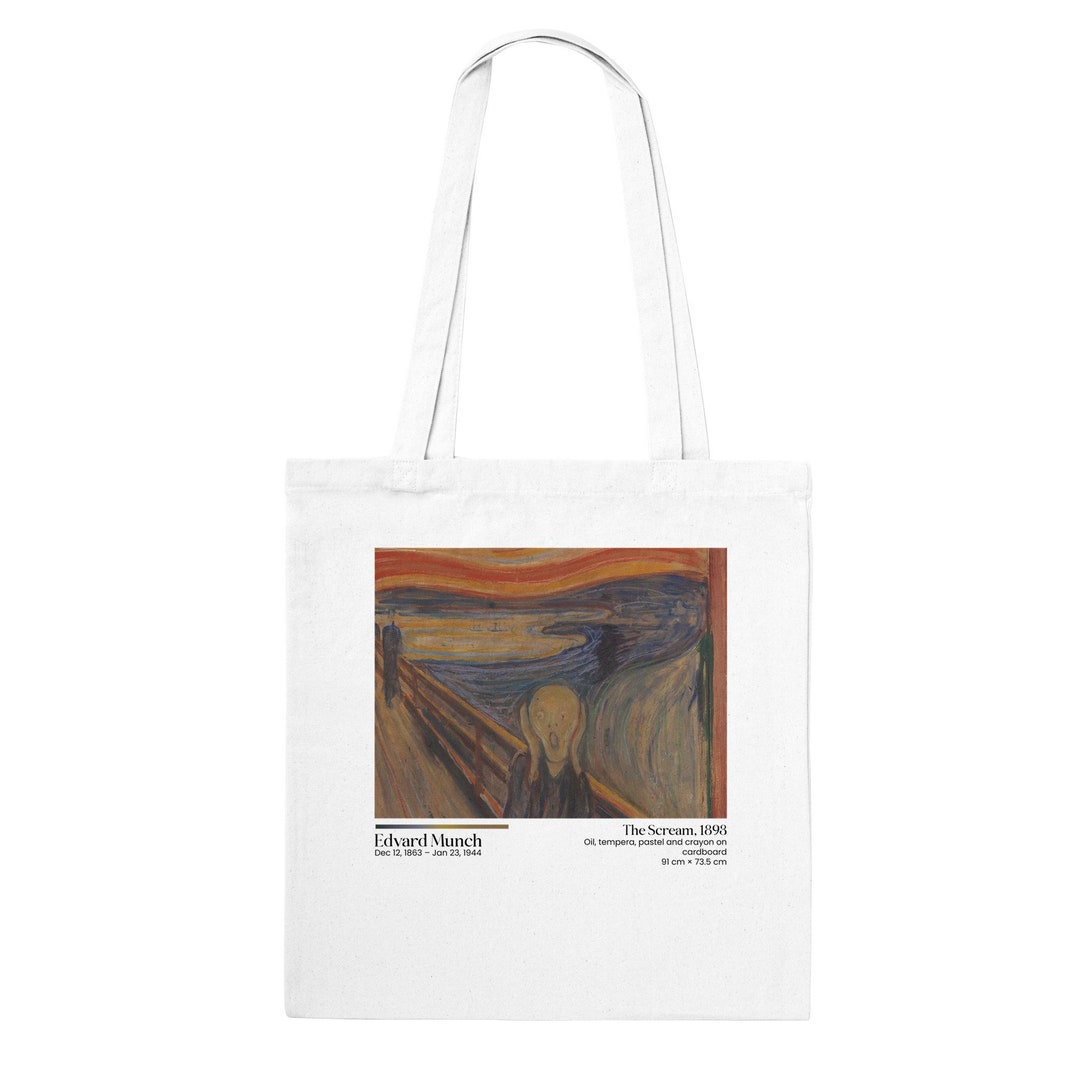 The Scream Tote Bag Essentials - Etsy