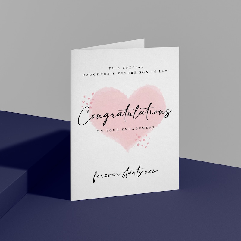 Engagement Card - Etsy