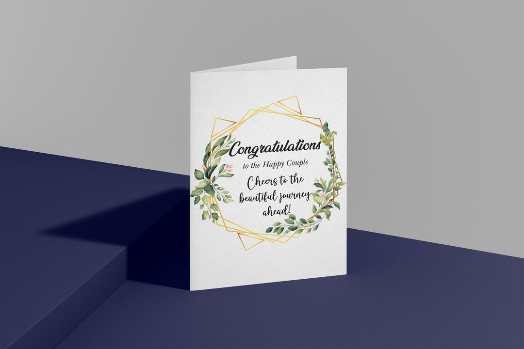 Wedding Congratulations Printable Cards | Wedding Congratulations ...