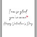 Printable Valentine Card, Printable Heart Valentine's Day Card ...