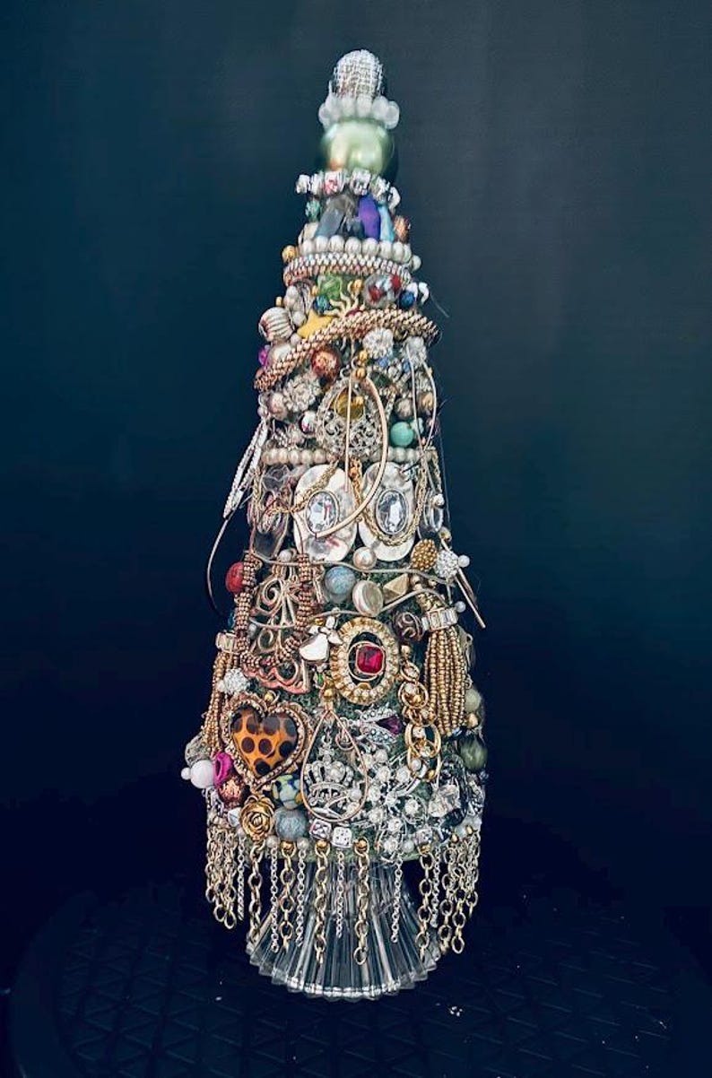Jeweled Christmas Tree - Etsy