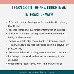 2026 New GS Cookie Game, GS Cookie Fortune Teller, GS Cootie Catcher ...