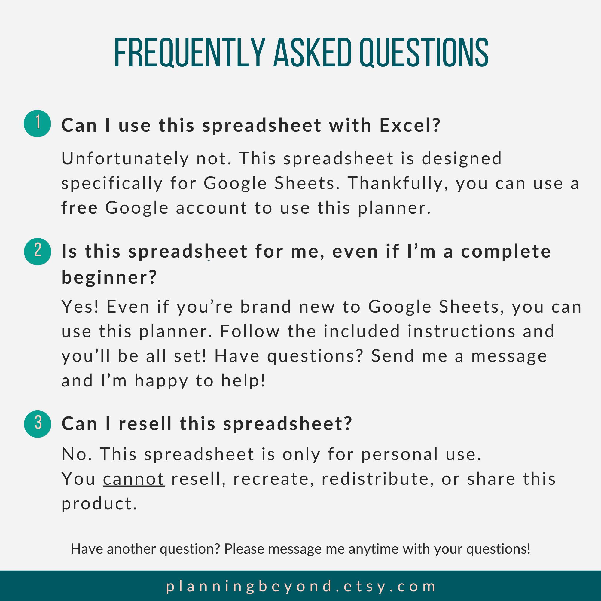 Year at a Glance Google Sheets, Daily Task Tracker, Birthday Tracker ...