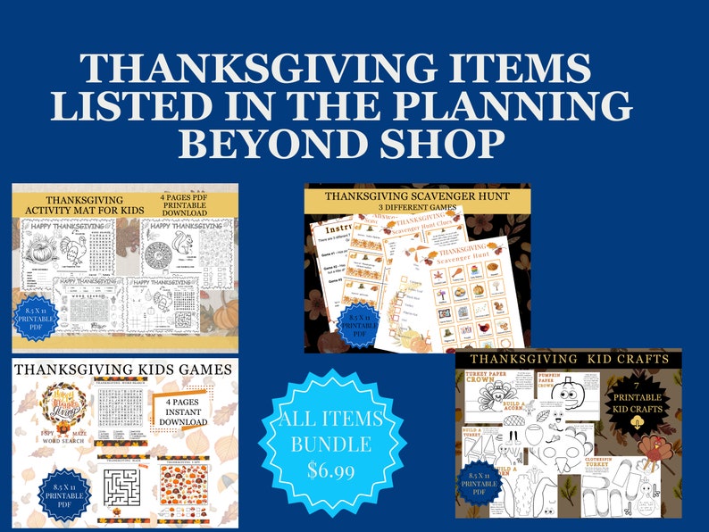 Thanksgiving Banner Printable PDF Instant Download Printable PDF ...