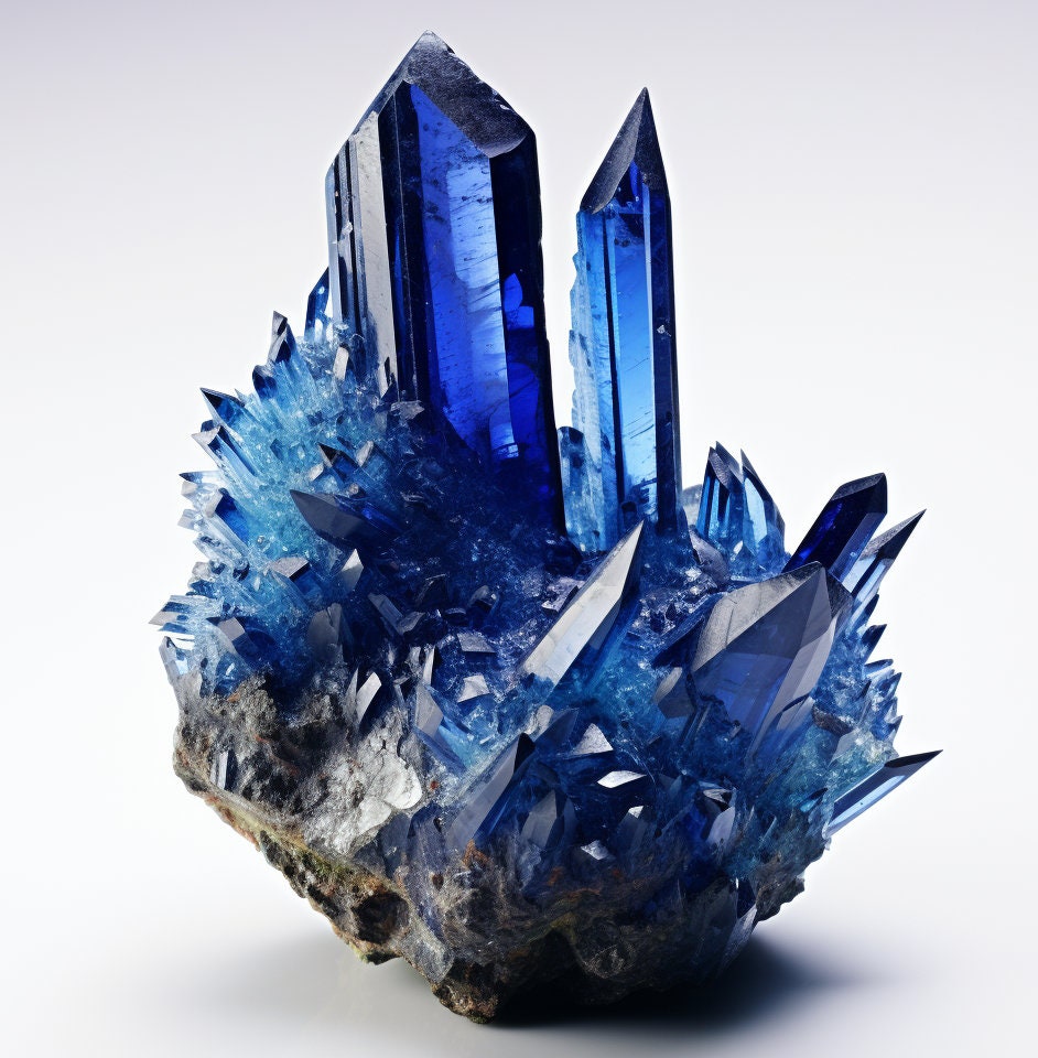 Azurite Crystal Meaning Cards Printable PDF Numerology - Etsy