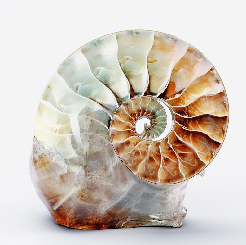 Ammonite, Crystal Meaning Card Printable PDF, Numerology, - Etsy