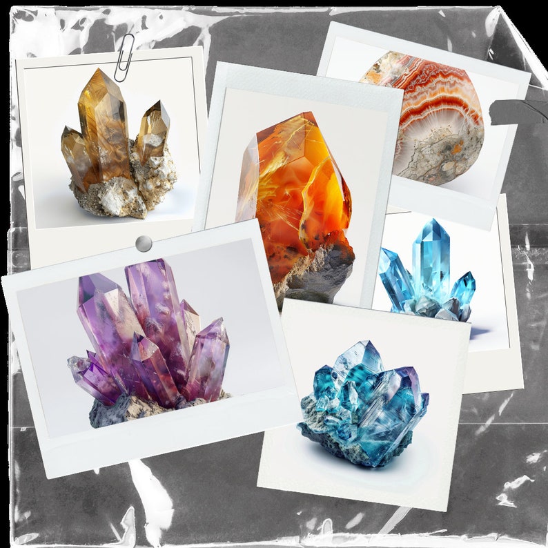 Fire Quartz Crystal Meaning Card Bundle Crystal Information Cards ...