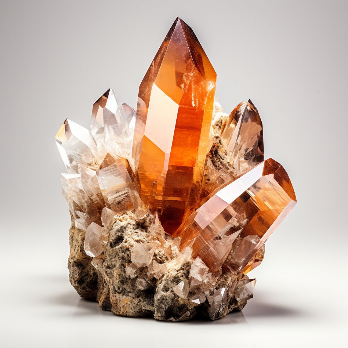 Coffee Calcite Crystal Meaning Card Bundle Crystal Information Cards ...