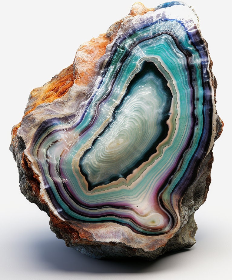 Abalone Crystal Meaning Card Printable PDF Numerology - Etsy