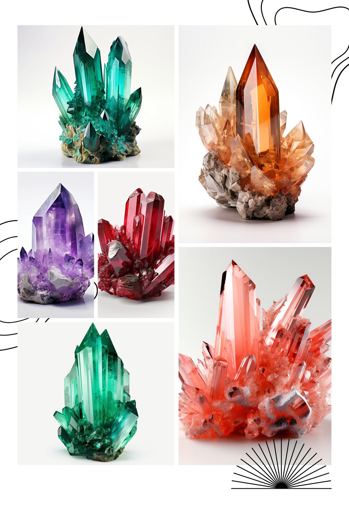 Diaspore Crystal Meaning Card Bundle Crystal Information Cards Gemstone ...