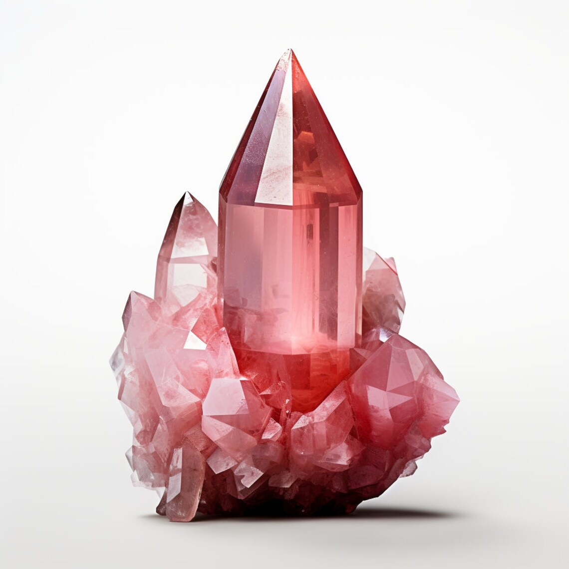 Cherry Quartz Crystal Meaning Card Bundle Crystal Information Cards ...