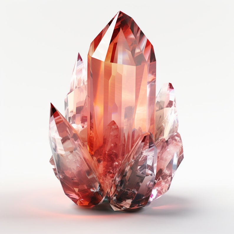 Fire Quartz Crystal Meaning Card Bundle Crystal Information Cards ...