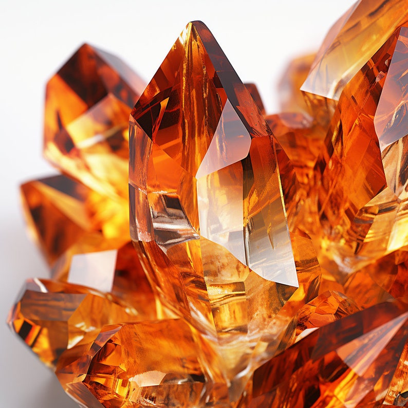 Amber, Crystal Meaning Card Printable PDF, Numerology, - Etsy